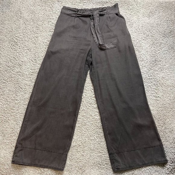 Bella Dahl | Pants & Jumpsuits | Bella Dahl Dark Gray High Waisted Wide ...